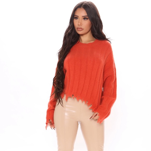 Sweaters | New Inventory Pulling On My Strings Ribbed Sweater | Poshmark